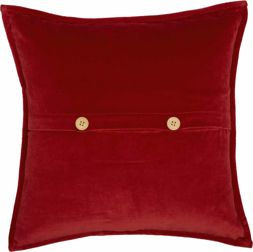 Twilight Red Velvet 20" x 20" Pillow Cover | Throw Pillow Collection