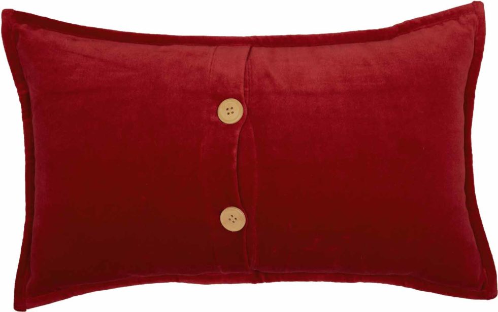 Twilight Red Velvet 12" x 20" Pillow Cover | Throw Pillow Collection