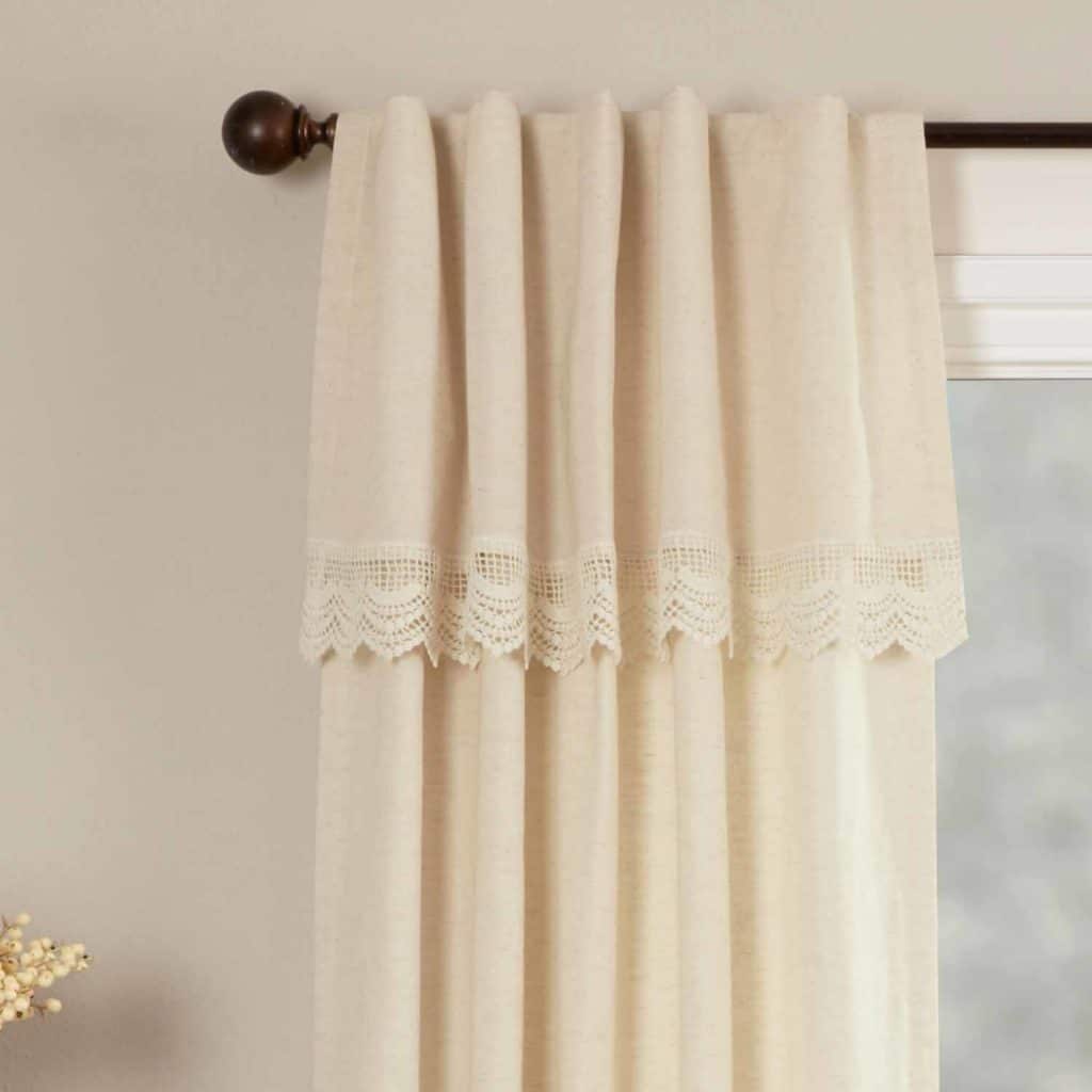 Flax and Lace Panels - 63" Set/2 - Piper Classics