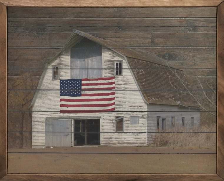 Americana White Barn Wooden Sign - Piper Classics