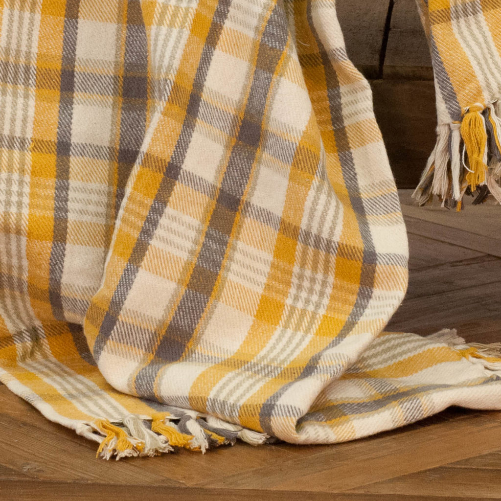 Brush Cotton Harvest Throw - Piper Classics