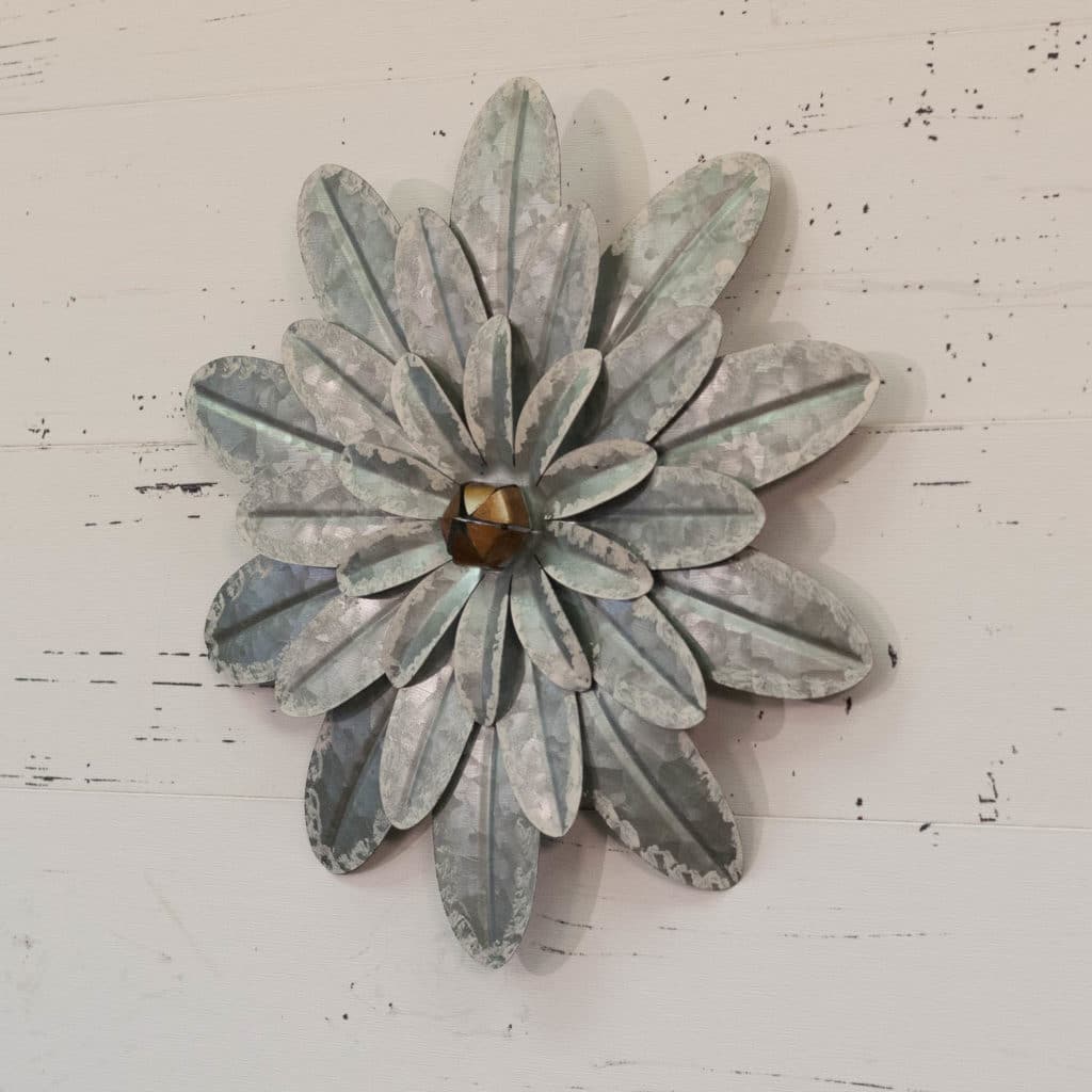 Galvanized Flower - Large - Piper Classics