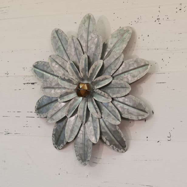 Galvanized Flower - Large - Piper Classics