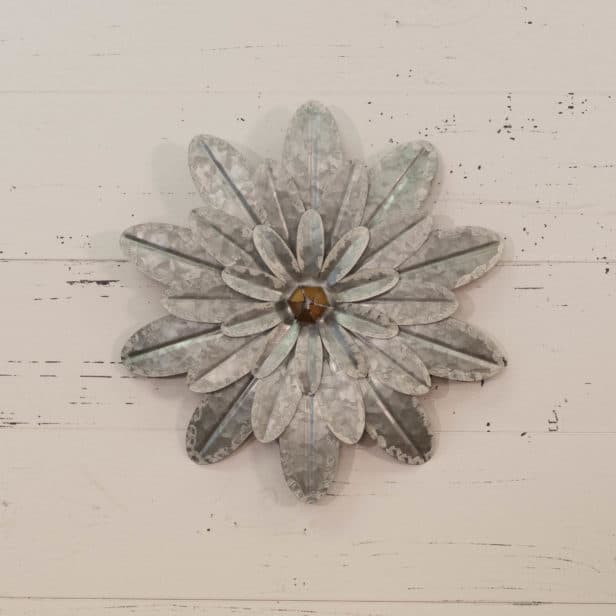 Galvanized Flower - Large - Piper Classics