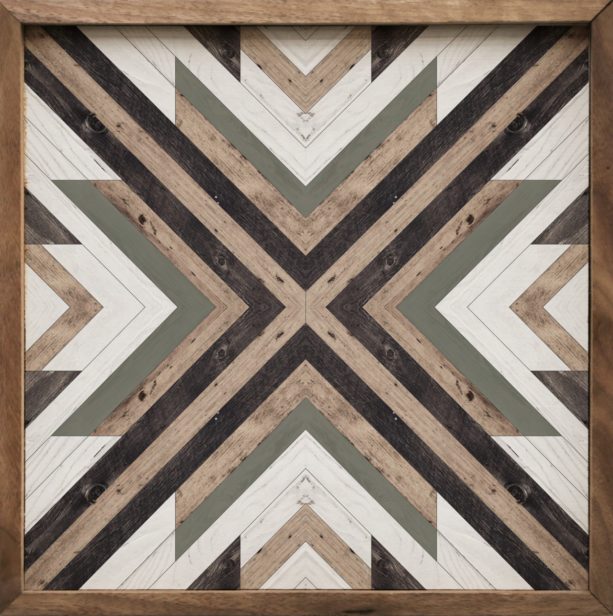 Geometric Pattern Wooden Sign - Piper Classics