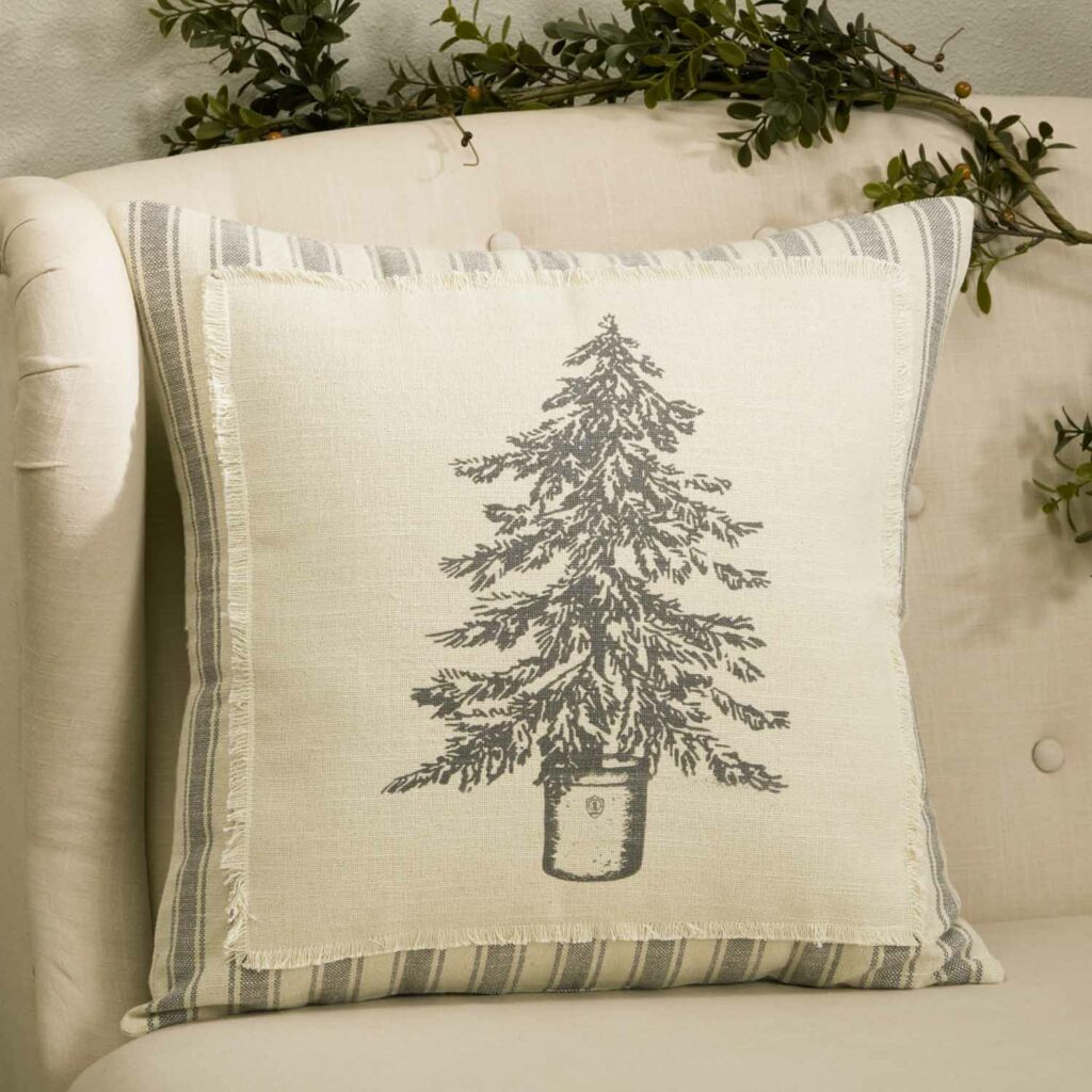 Sketched Tree 18" x 18" Pillow Cover - Piper Classics