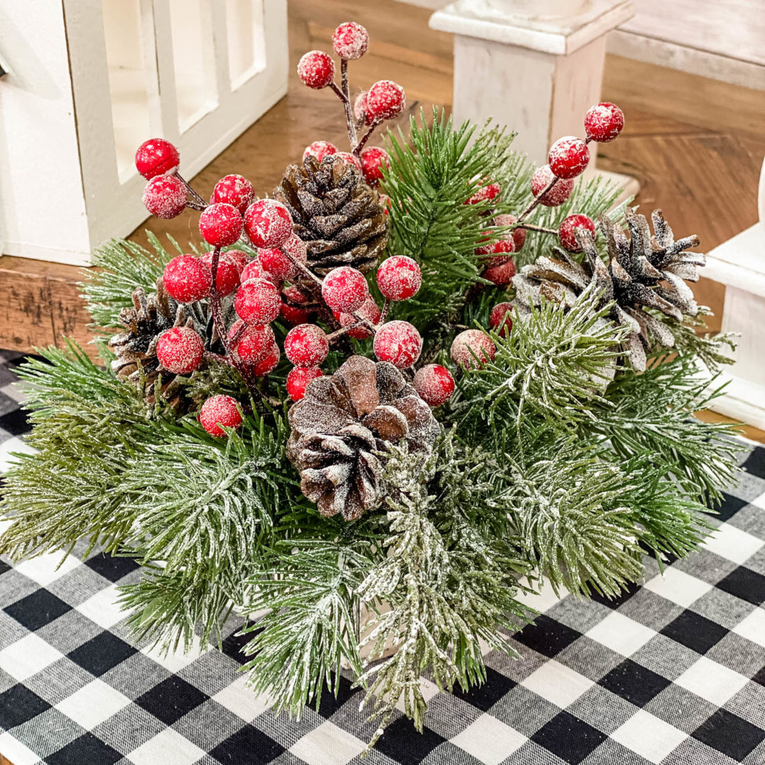 Frosted Fir & Berry Half Sphere - Piper Classics