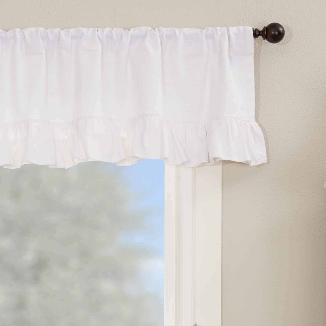 Serenity Ruffled Valance 72" - Piper Classics