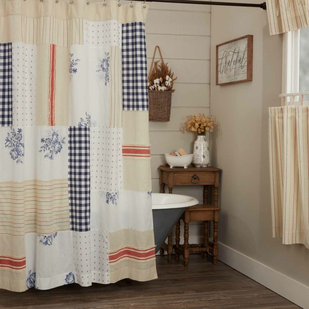 Betsy Patchwork Shower Curtain - Piper Classics
