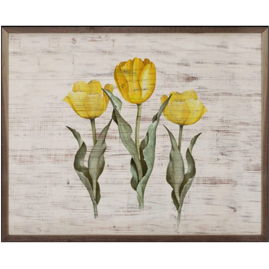 Tulip Trio Wooden Sign - Piper Classics
