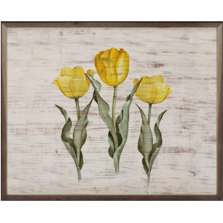 Tulip Trio Wooden Sign - Piper Classics