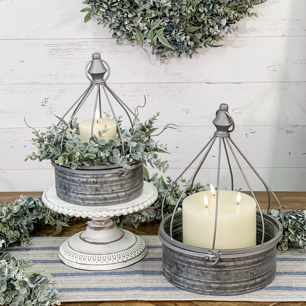 White Candle Riser - Lg - Piper Classics