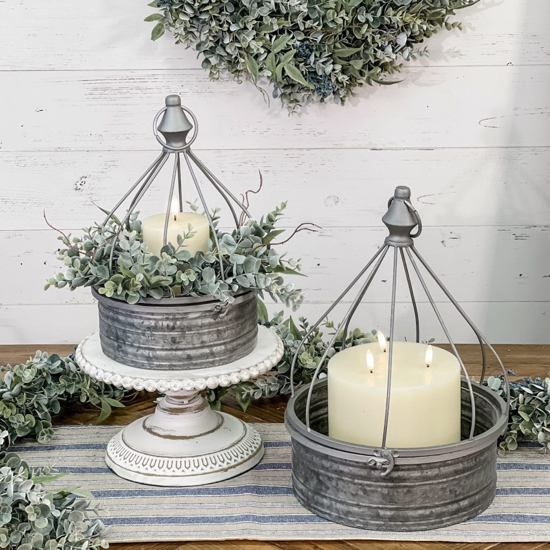 White Candle Riser - Lg - Piper Classics