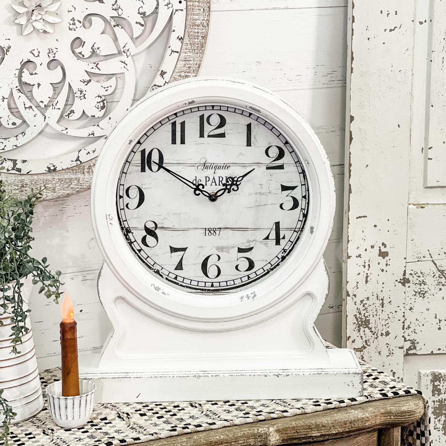 Table Wood Clock - Piper Classics