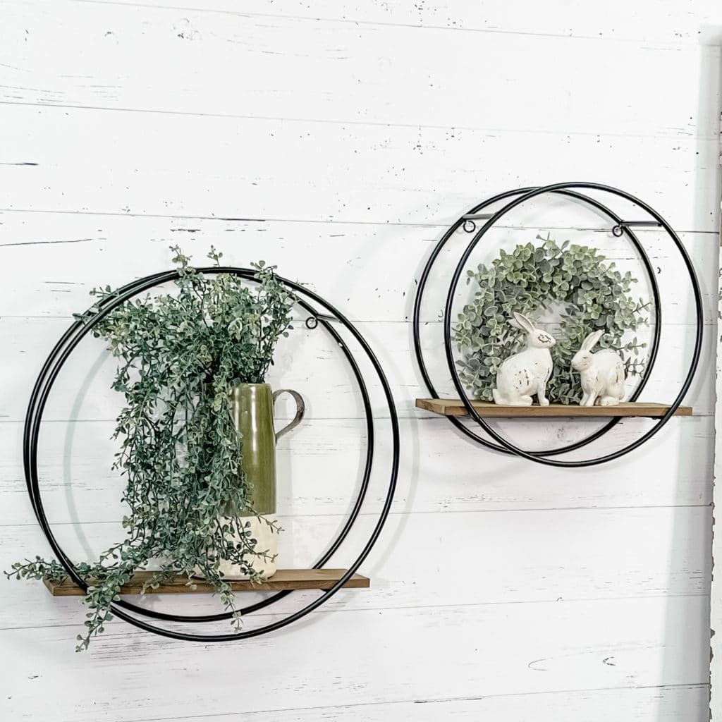 Round Framed Shelves - Set/2 - Piper Classics