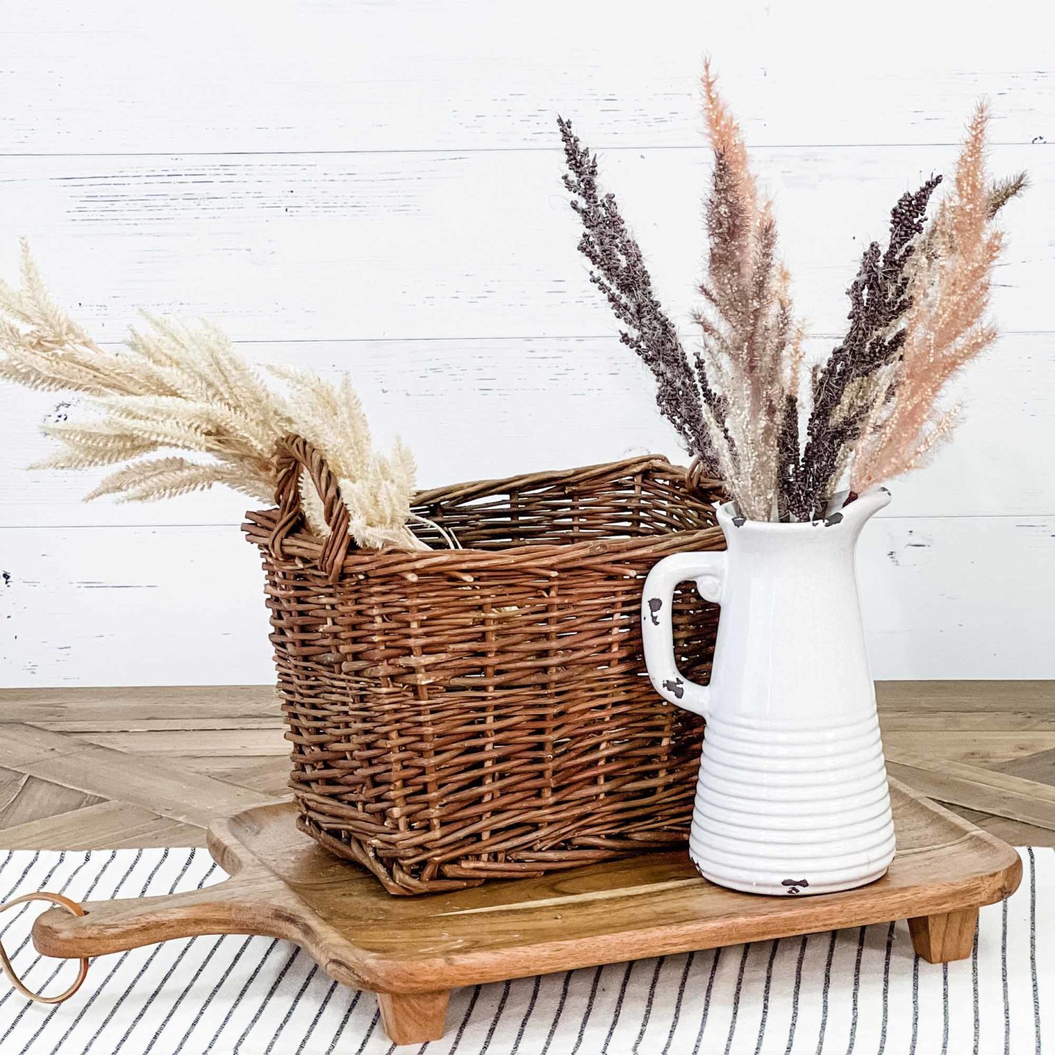 Faux Dried Gray Plume Stem - Piper Classics