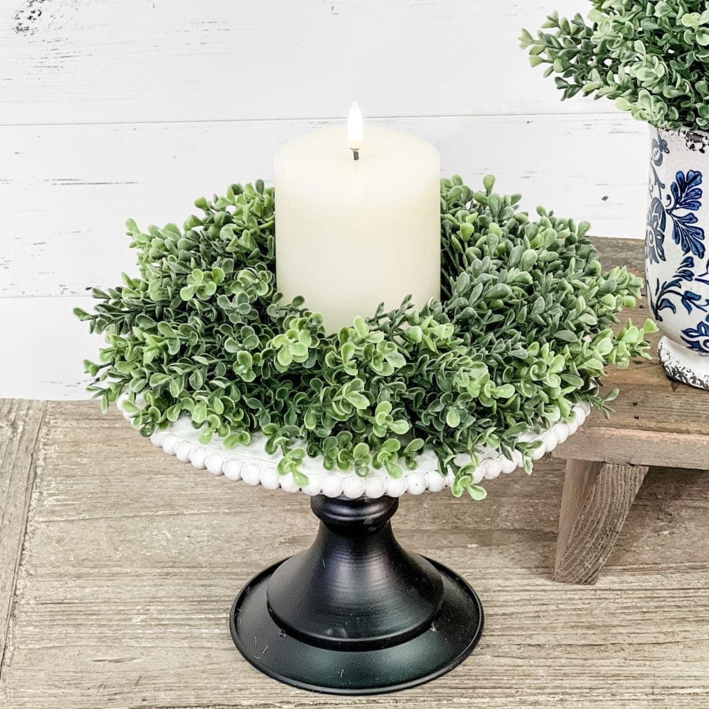 Richland Boxwood Candle Ring - 4" Inside Ring - Piper Classics