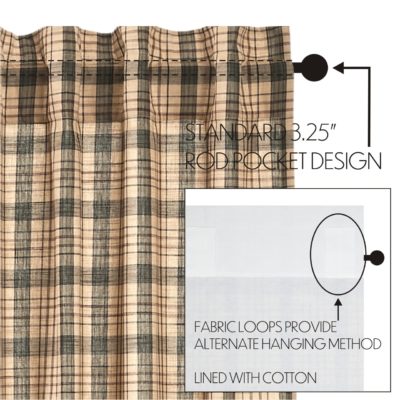 Cider Mill Plaid Valance - 60" - Piper Classics