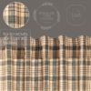 Cider Mill Plaid Valance - 60" - Piper Classics