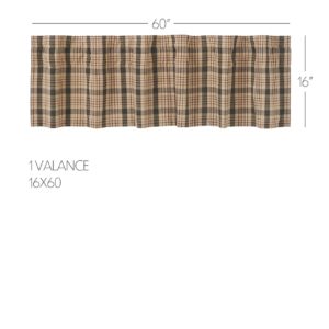 Cider Mill Plaid Valance - 60" - Piper Classics