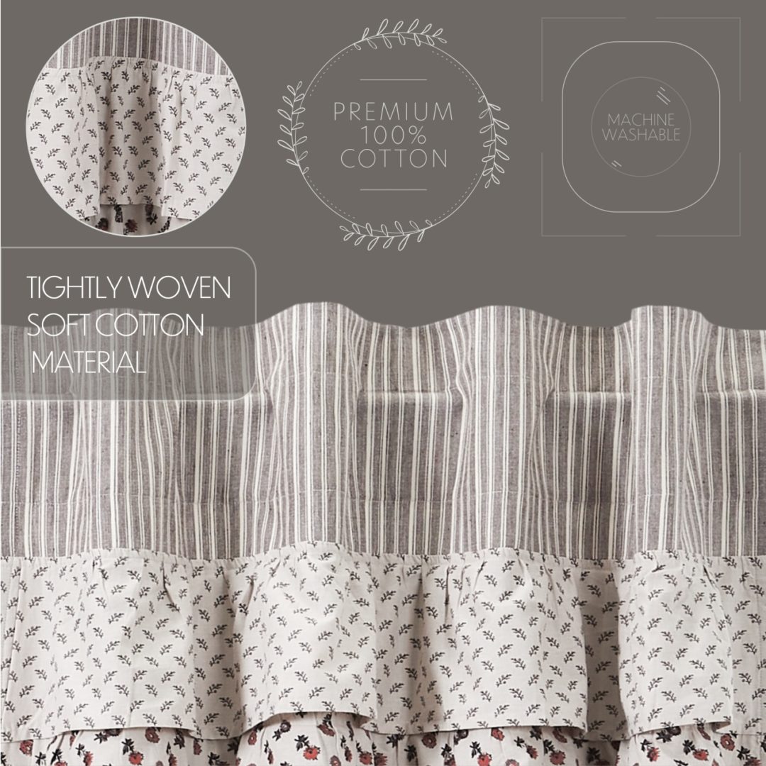 Florette Ruffled Panels - Set/2 - Piper Classics