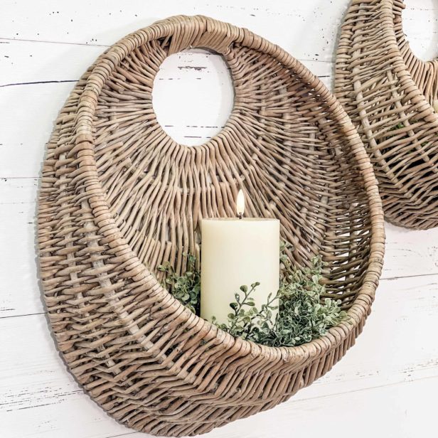 Crescent Woven Baskets - Set/2 - Piper Classics