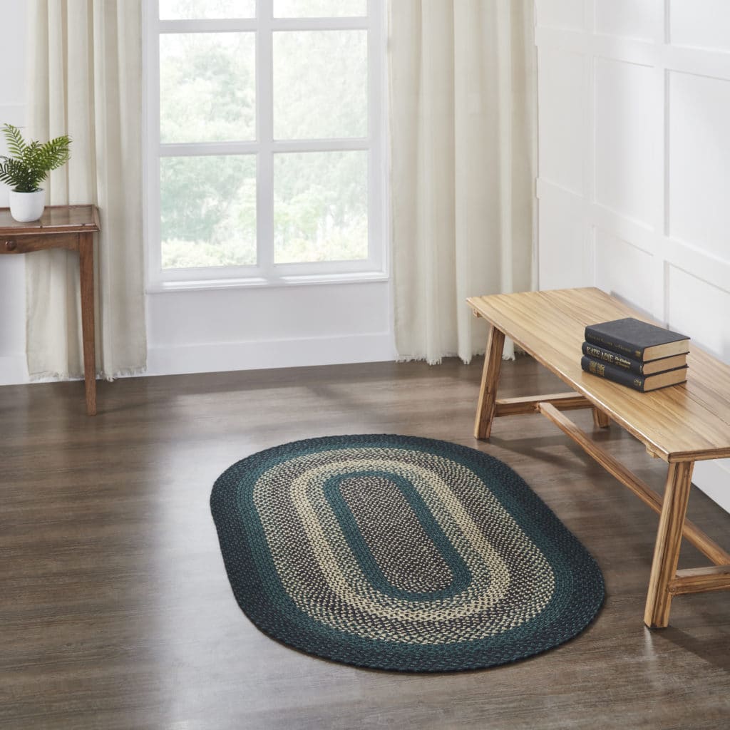 Country Style Braided Jute Rugs - Pine Grove