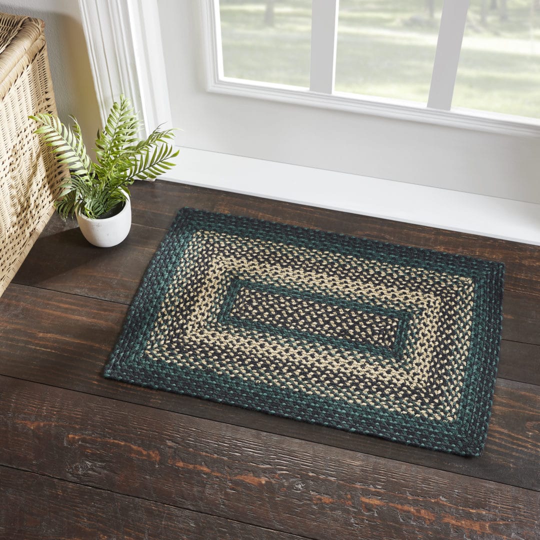 Country Style Braided Jute Rugs - Pine Grove