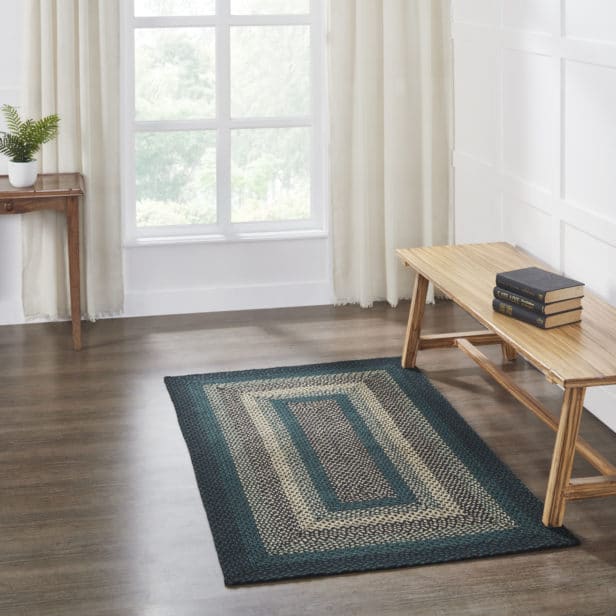 Country Style Braided Jute Rugs - Pine Grove
