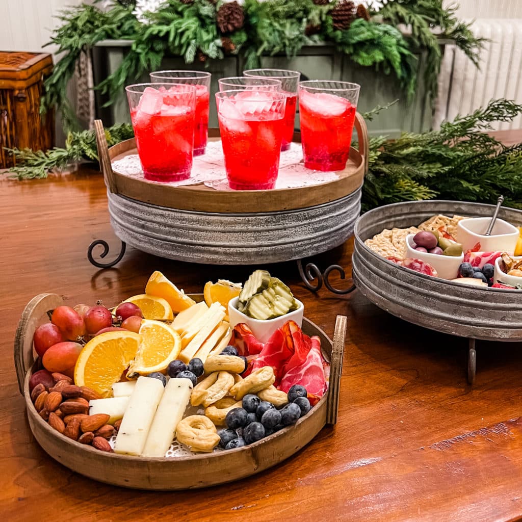 Round Wood Riser Trays - Piper Classics