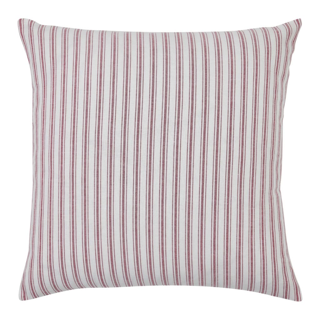 Timeless Ticking Red Button 20" x 20" Pillow Cover - Piper Classics