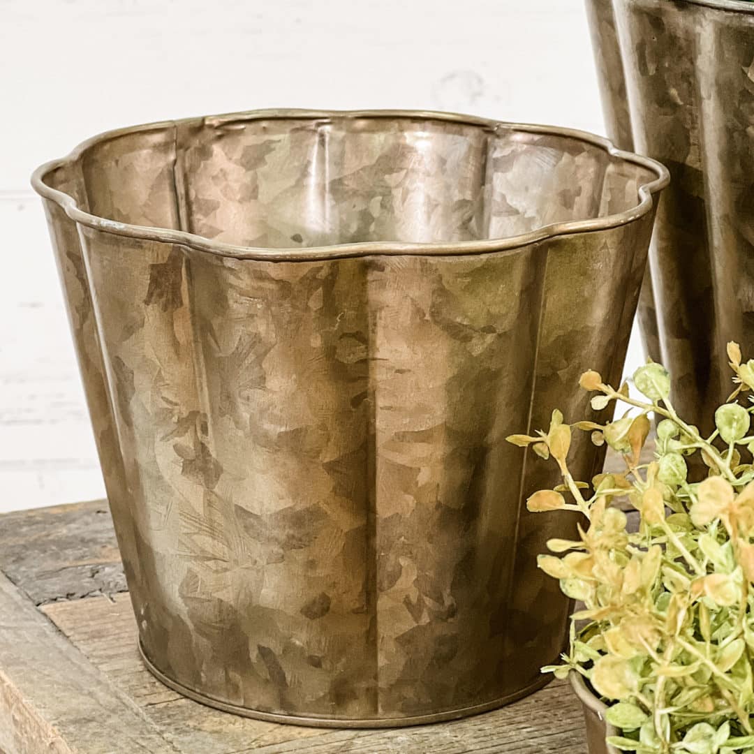 Scalloped Flower Pots - Set/3 - Piper Classics