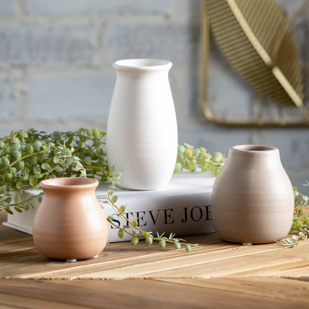 Blush Colored Vases - Set/3 - Piper Classics