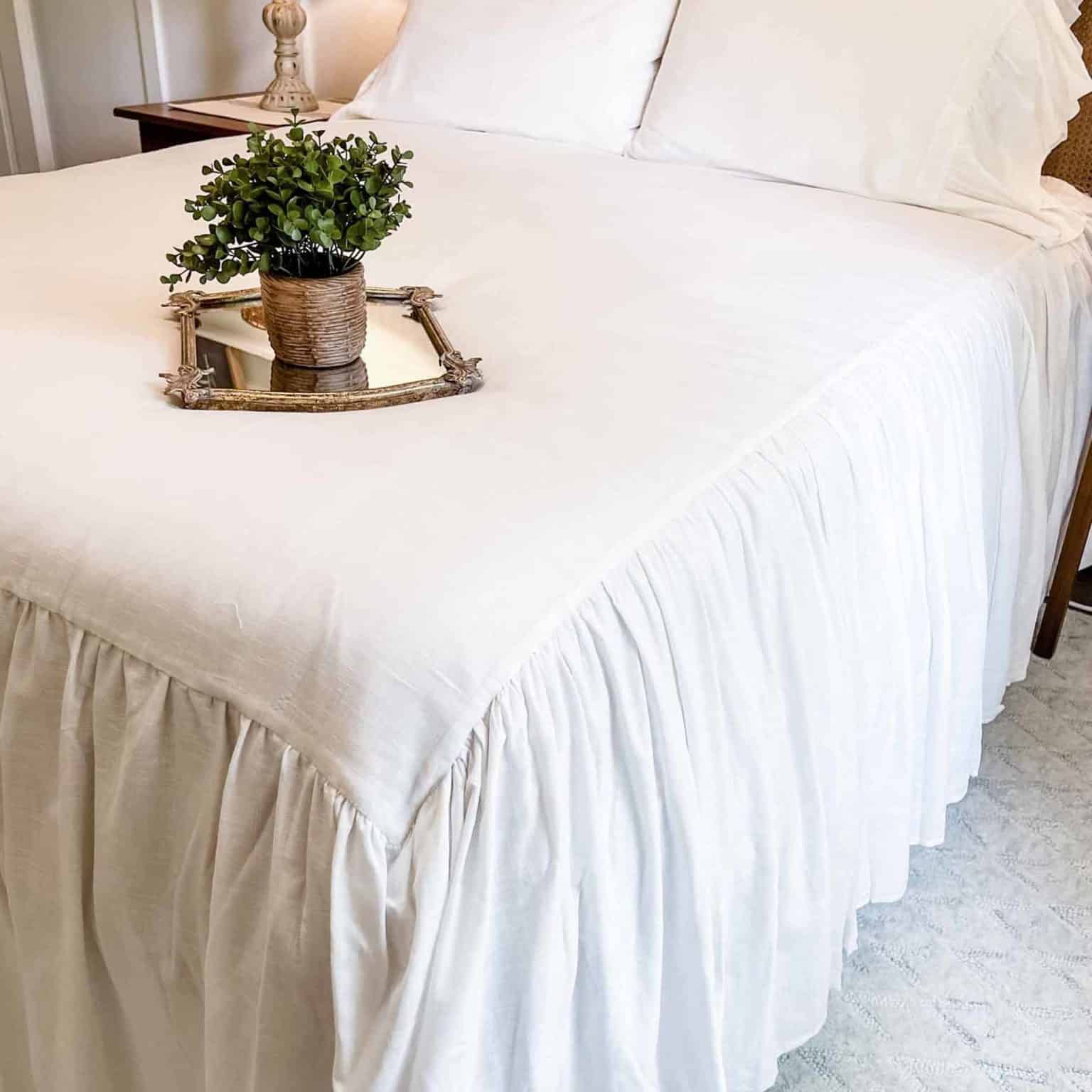 Elizabeth Ruffled Bedspread - Queen | Elizabeth Collection