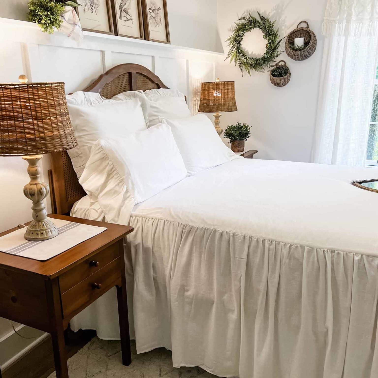 Elizabeth Ruffled Bedspread - Queen | Elizabeth Collection