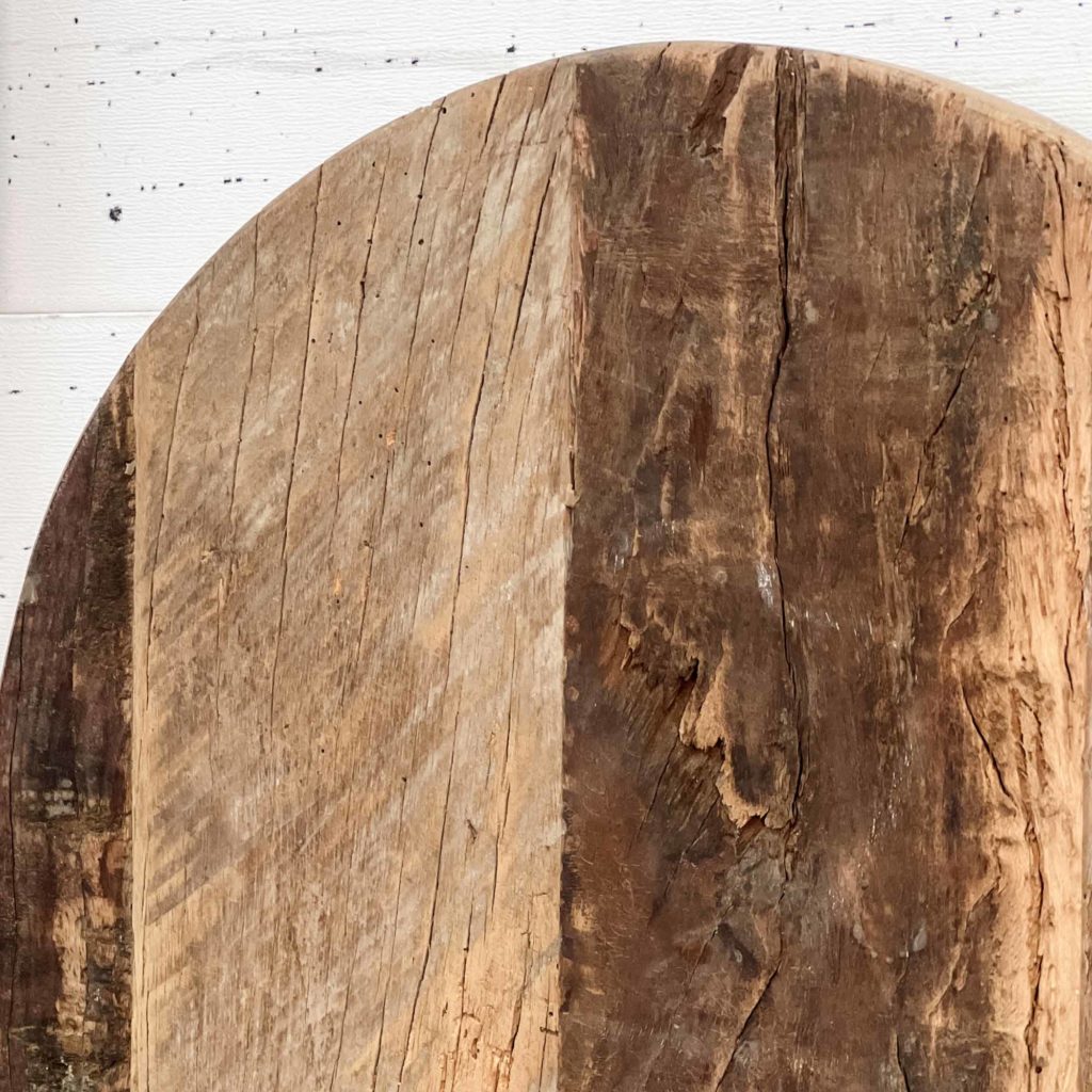 Round Wood Pillar Sconce - Aged Mango - Piper Classics