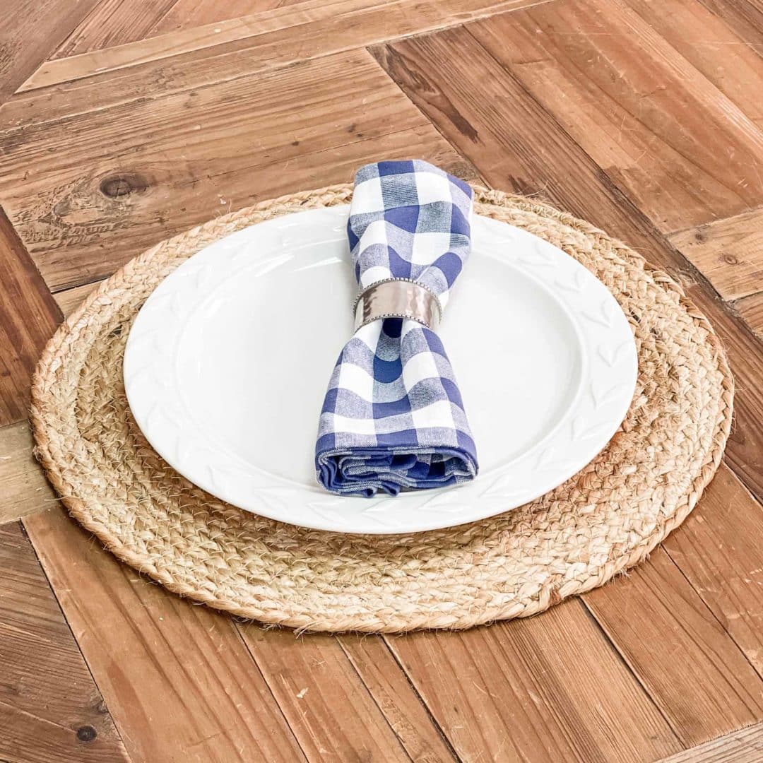 Jute Natural Round Mat - Piper Classics