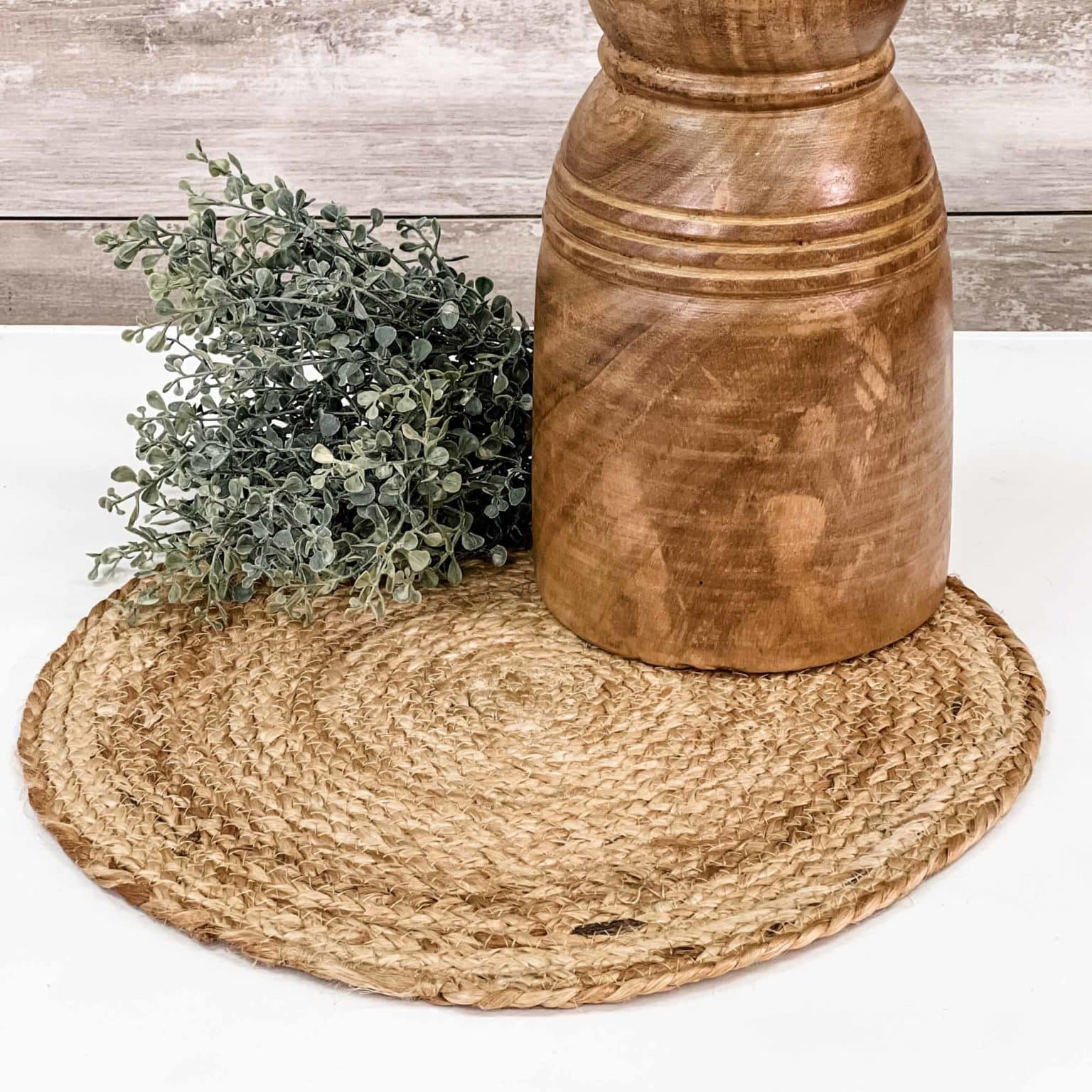 Jute Natural Round Mat - Piper Classics