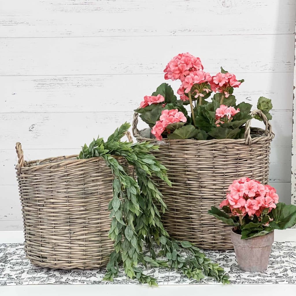 Woven Basket Planters - Set/2 - Piper Classics