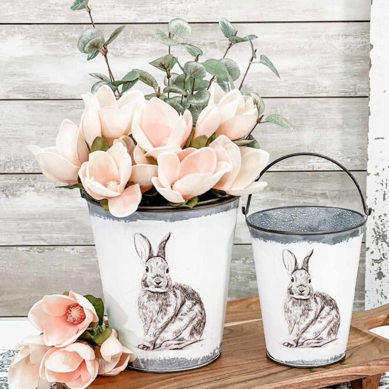 Bunny Handled Buckets - Set/2 - Piper Classics