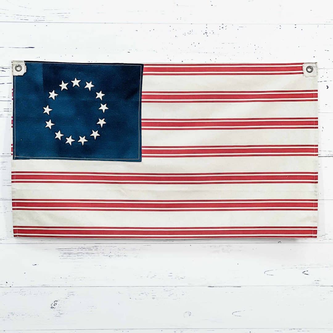 Betsy Ross Flag Wall Canvas - Piper Classics