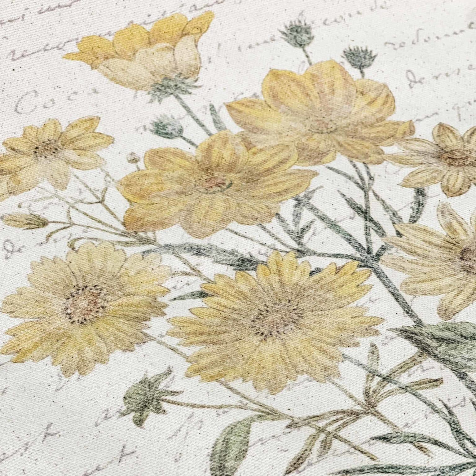 Reversible Yellow Flowers Table Runner - 55" - Piper Classics