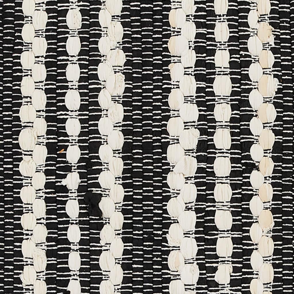 Onyx and Ivory Chindi Rug - 3' x 5' - Piper Classics