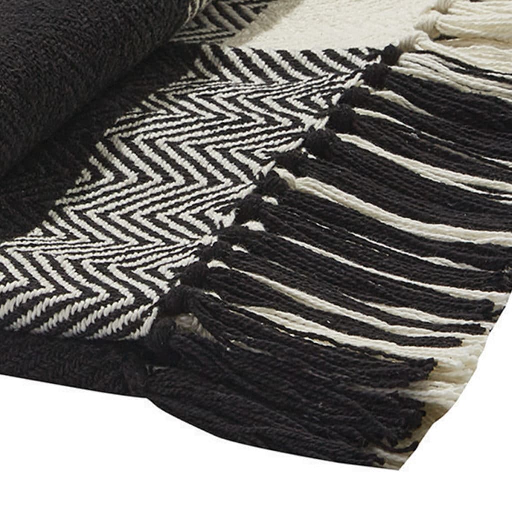 Onyx and Ivory Throw Blanket - Piper Classics