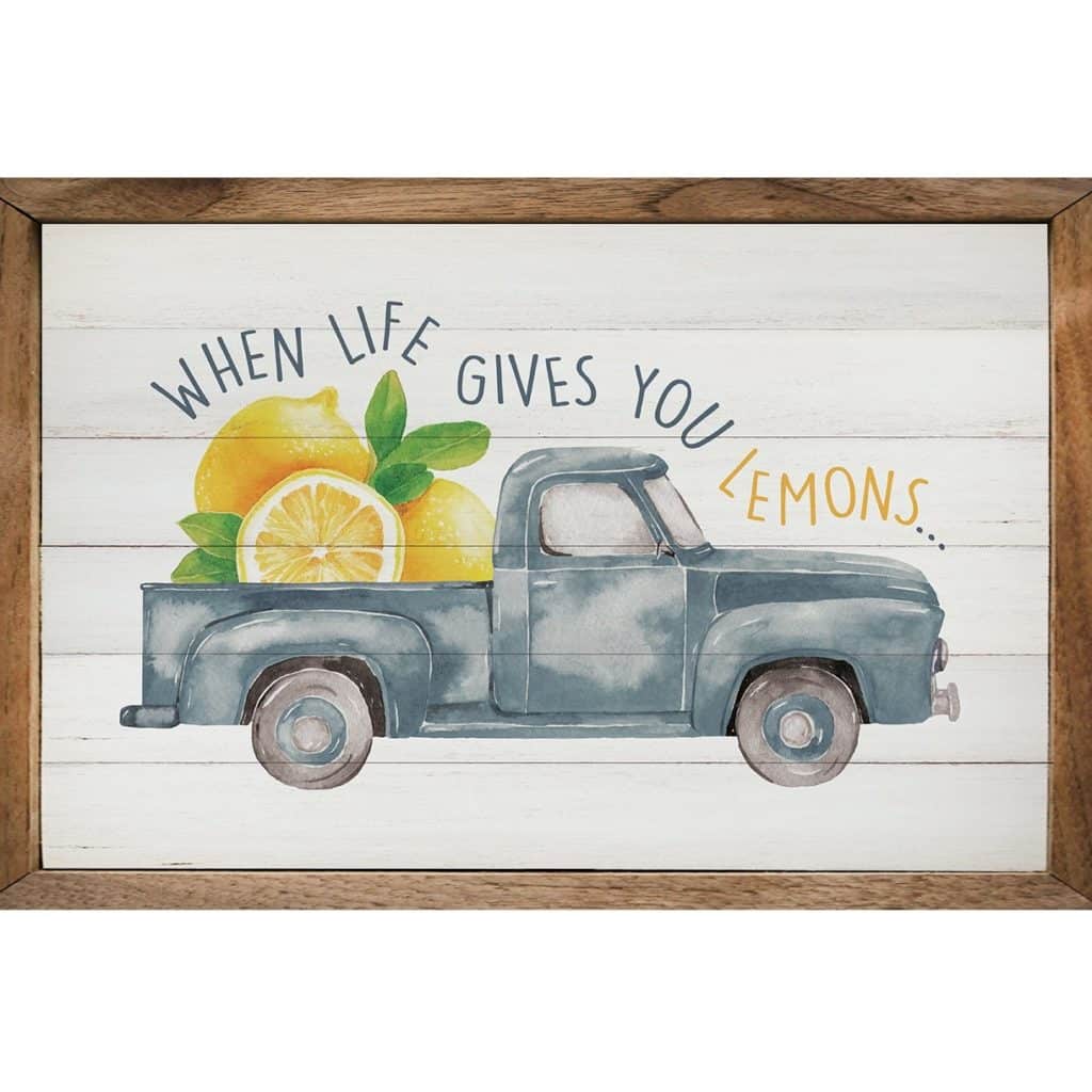 When Life Gives You Lemons Wooden Sign - Piper Classics