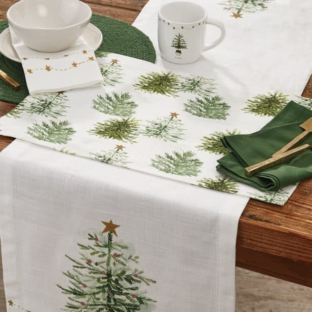 Rustic Christmas Placemat - Trees - Piper Classics