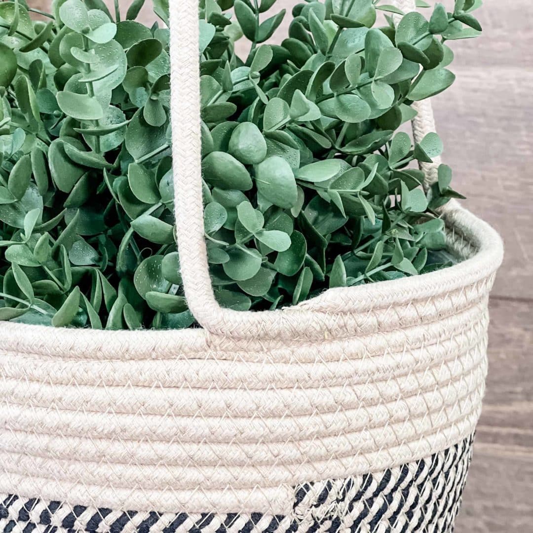 Long Hanging Woven Planter - Piper Classics