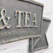 Coffee & Tea Metal Banner Sign - Piper Classics