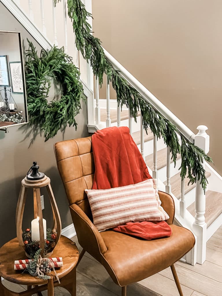 Real Touch Norfolk Pine Garland with Loop for Easy Display- 15'