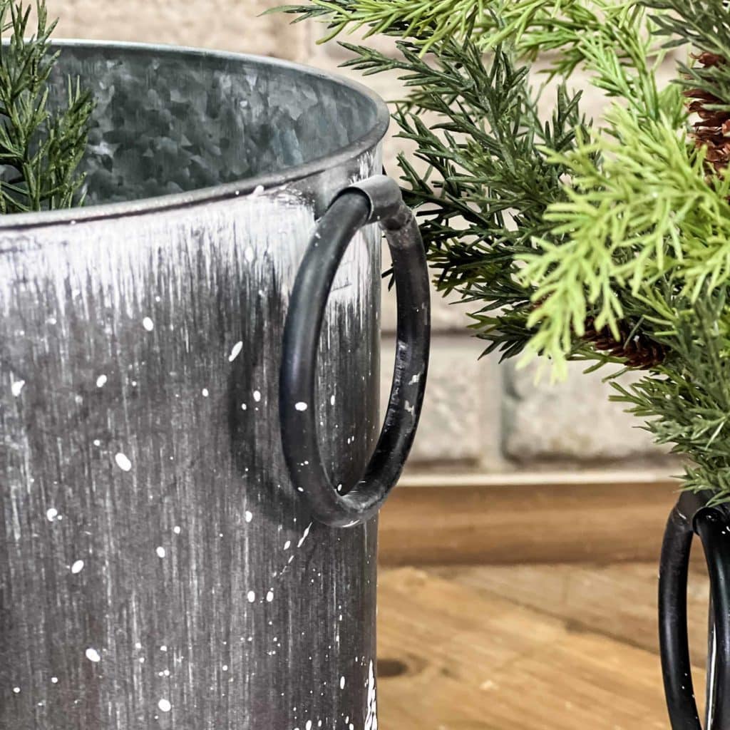 Winter Buckets w/ Side Handles - Set/2 - Piper Classics